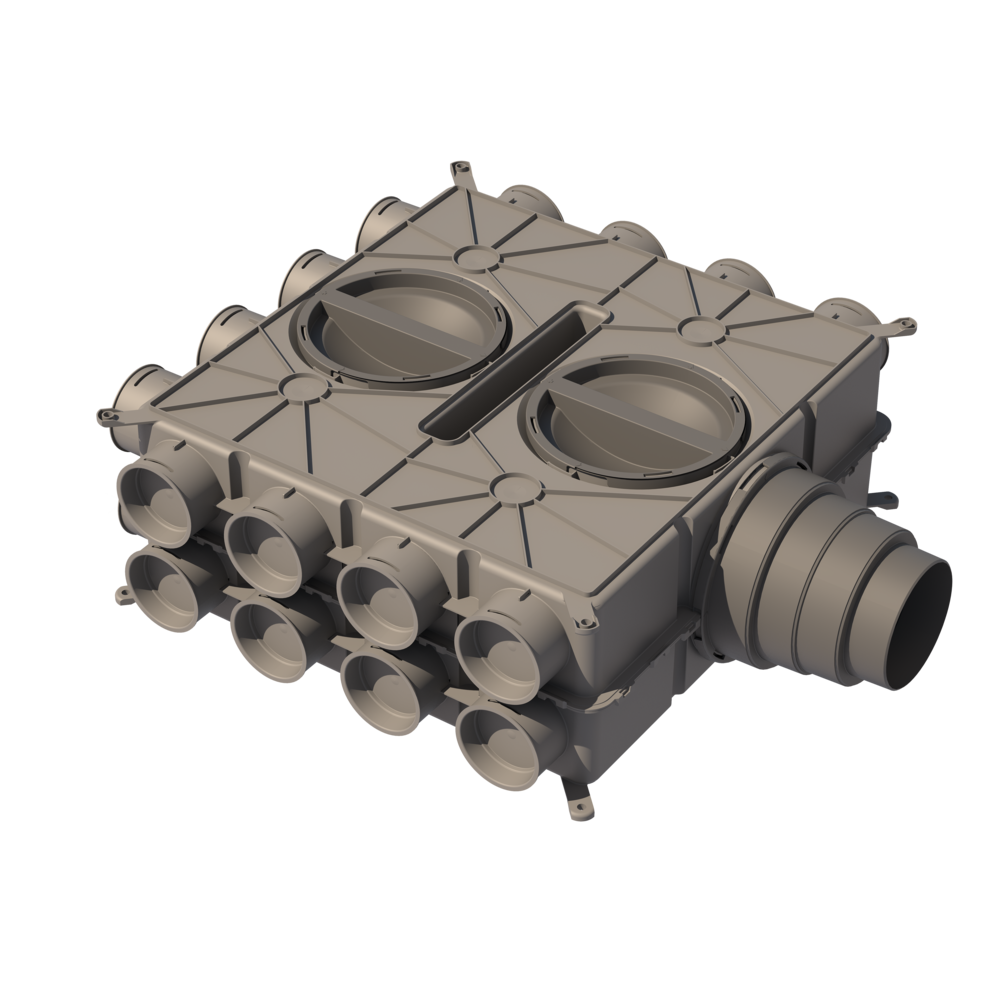 Caisson de Répartition - Réseau semi-rigide | Aldes