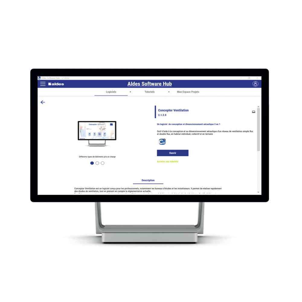 Aldes Software Hub | Aldes, solutions traitement de l'air