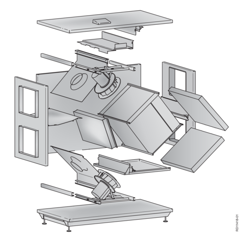 VEX100CF - Compact AHU | Aldes