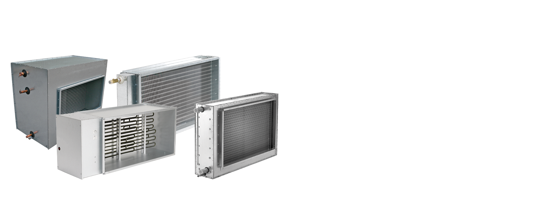 External coils : HE electric heating coil | EXHAUSTO, solutions Air ...